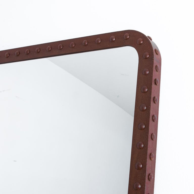 Riveted Iron Mirror For Sale at 1stDibs