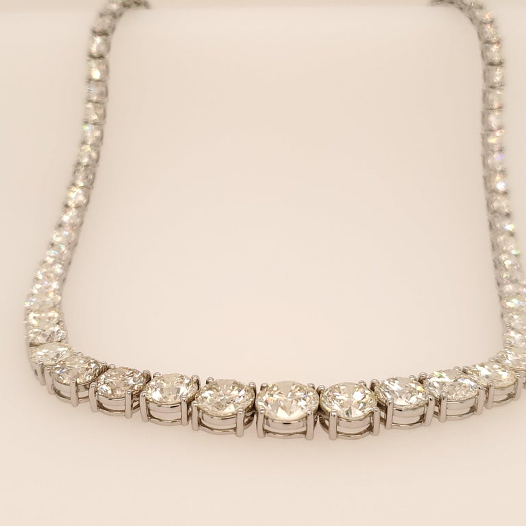 Riviera Diamond Necklace with 48.08 Carat Total at 1stDibs