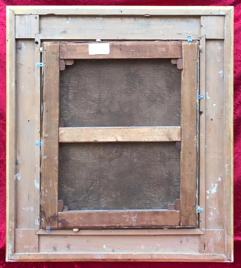 RIVOIRE François - Rosebusch and Butterflies - Original painting 1873 ...