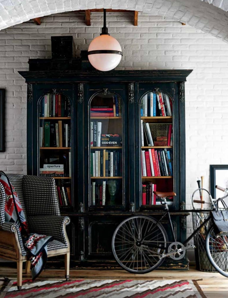 Ebonized Walnut Bookcase Cabinet Victorian Renaissance Revival RL Van ...