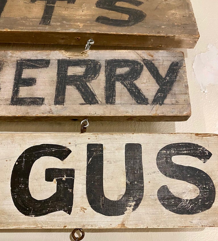 Roadside Farm Vegetable Stand Sign, circa 1940s For Sale at 1stDibs
