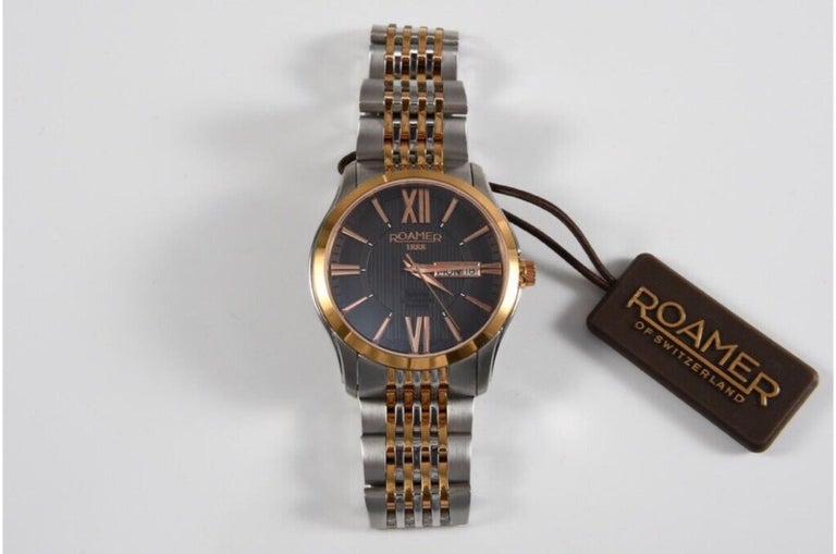 Roamer 1888 Saturn Sapphire Automatic Watch 1H213 For Sale at 1stDibs