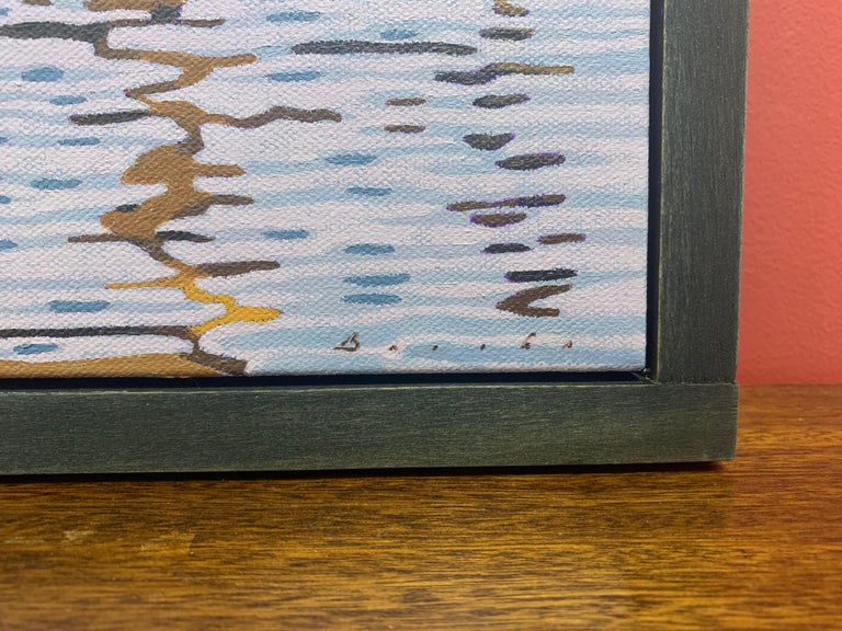 Rob Brooks - "Moonrise Ice" Photorealistic oil painting of an icebox on ...