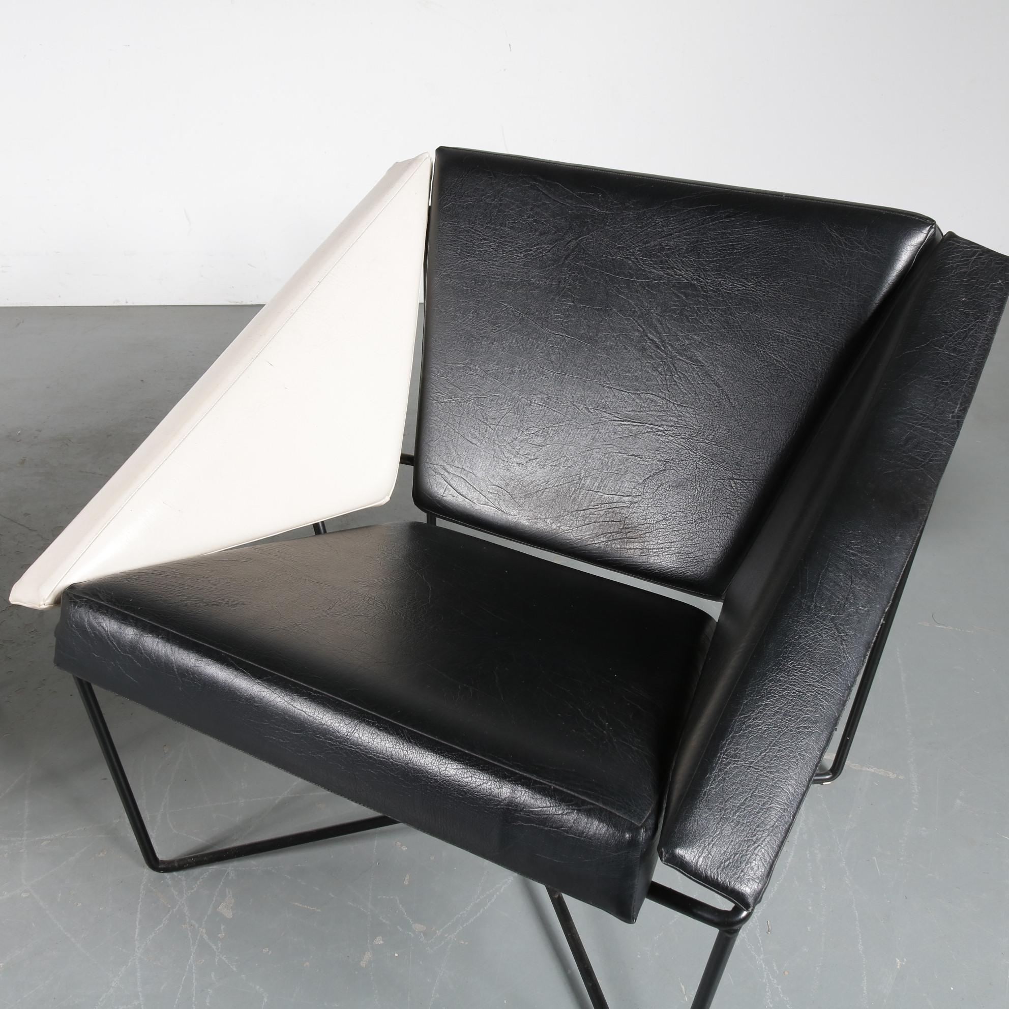 Rob Eckhardt Pair of “Van Speyk” Chairs for Pastoe, Netherlands, 1984 ...