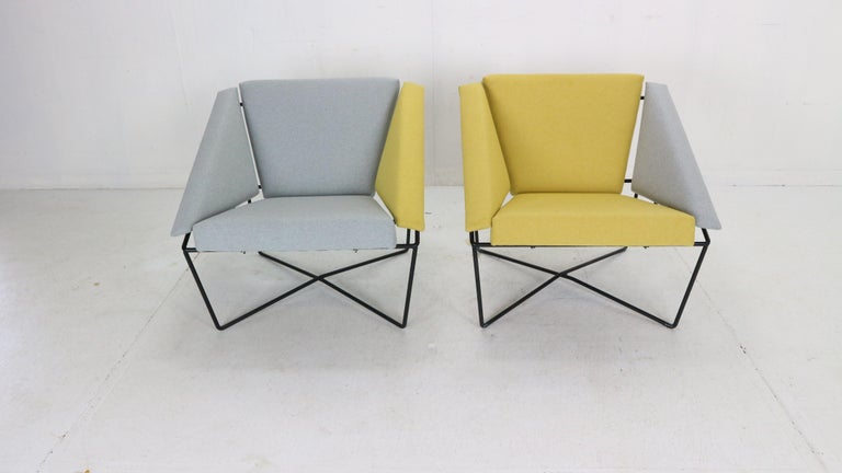 Rob Eckhardt Set of 2 "Van Speyk" Newly Reupholstered Lounge Chairs ...
