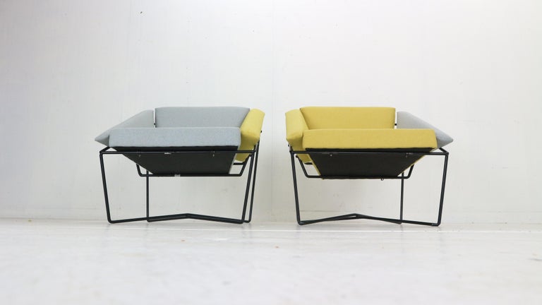 Rob Eckhardt Set of 2 "Van Speyk" Newly Reupholstered Lounge Chairs ...