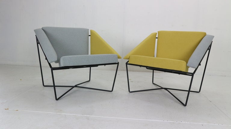 Rob Eckhardt Set of 2 "Van Speyk" Newly Reupholstered Lounge Chairs ...