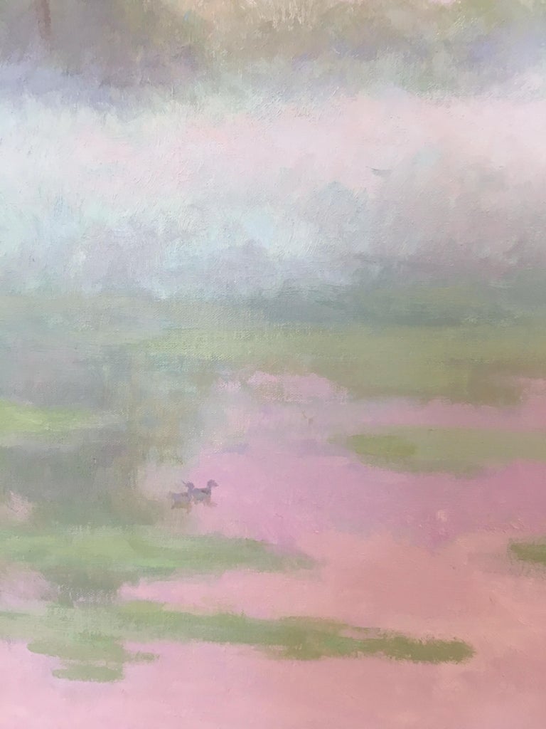 Rob Longley - 'Spring', Abstract Contemporary Landscape Acrylic ...