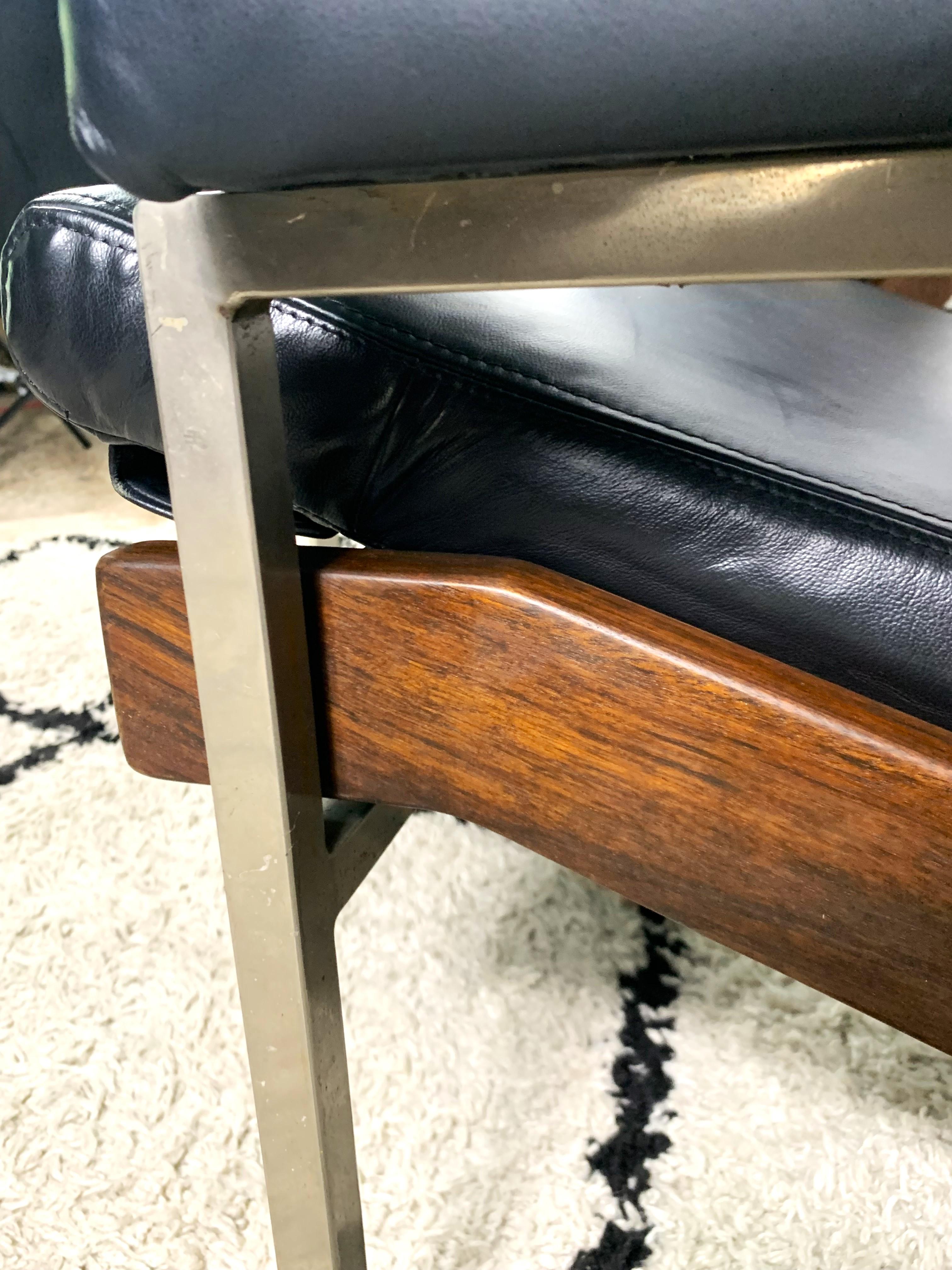 Rob Parry Lotus Armchairs, Rosewood And Leather, 1960s For Sale at 1stDibs