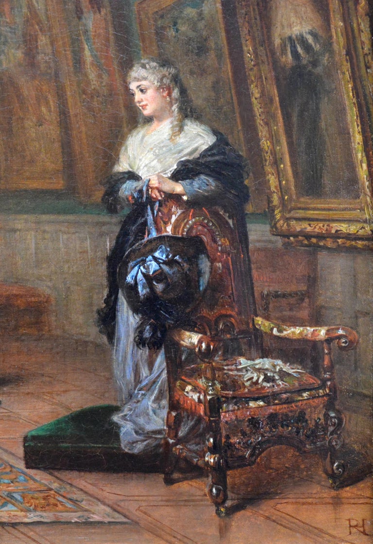 Robert Alexander Hillingford - The Long Gallery, Hardwick Hall - 19th ...