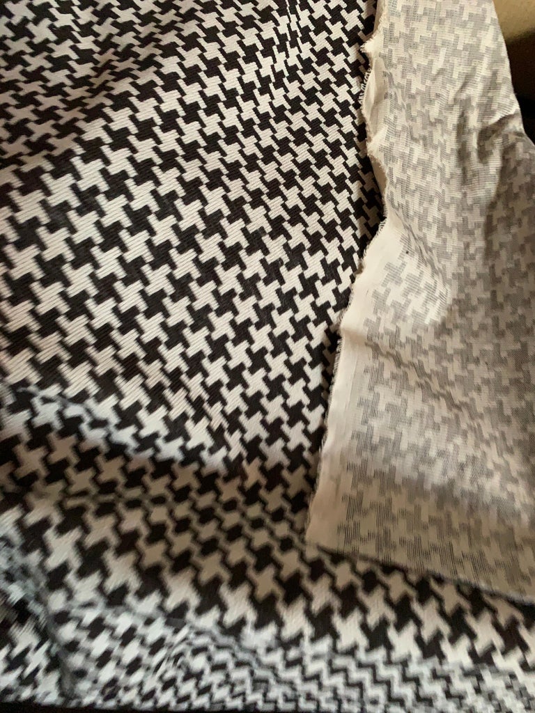 Robert Allen Wool Textile Fabric Hand Tailored Mink 225918, Houndstooth ...