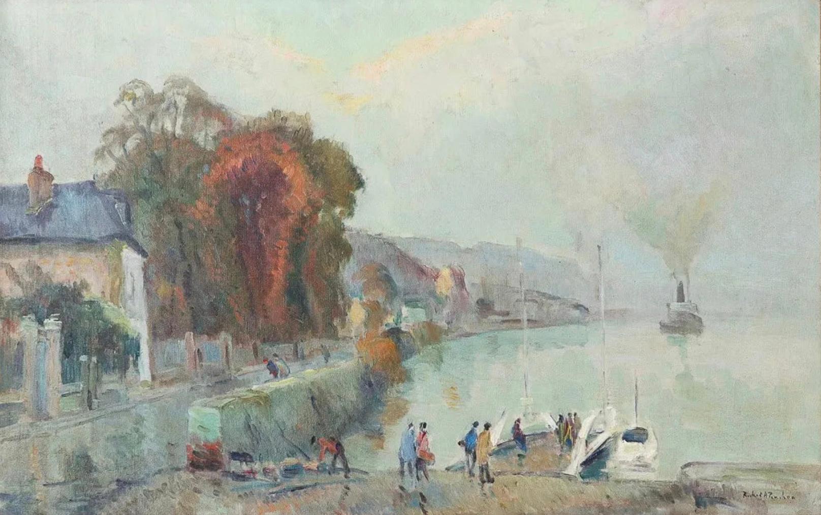 Robert Antoine Pinchon - Robert PINCHON (1886-1943) Bords de Seine aux ...