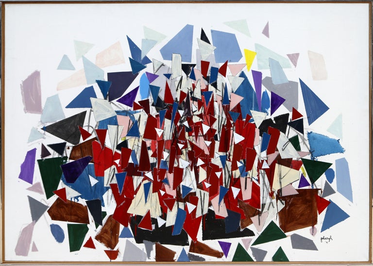 Robert Arthur Goodnough - N-4, Large Abstract Expressionist painting by ...