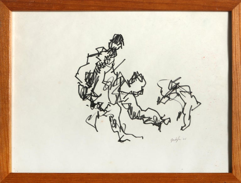 Robert Arthur Goodnough - Figure Sketch For Sale at 1stDibs