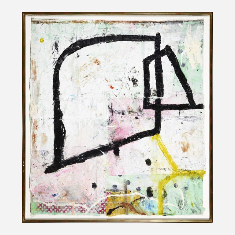 Robert Baribeau - "Untitled" by Robert Baribeau, Oil, acrylic, collage ...