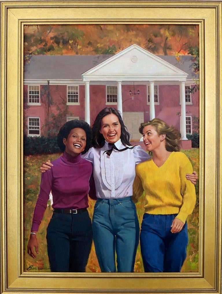 Robert Berran Roommates Girls Of Canby Book Cover For Sale At 1stdibs