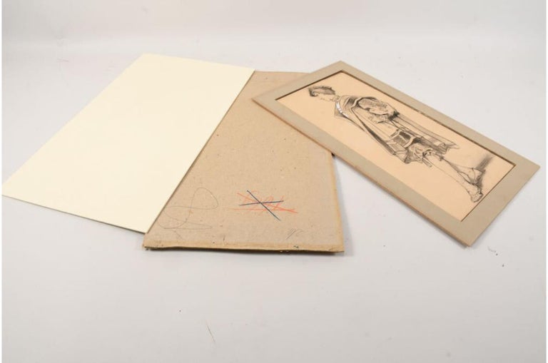 Robert Beyschlag Drawing, 19th Century Nobleman Portrait 1H185 For Sale ...