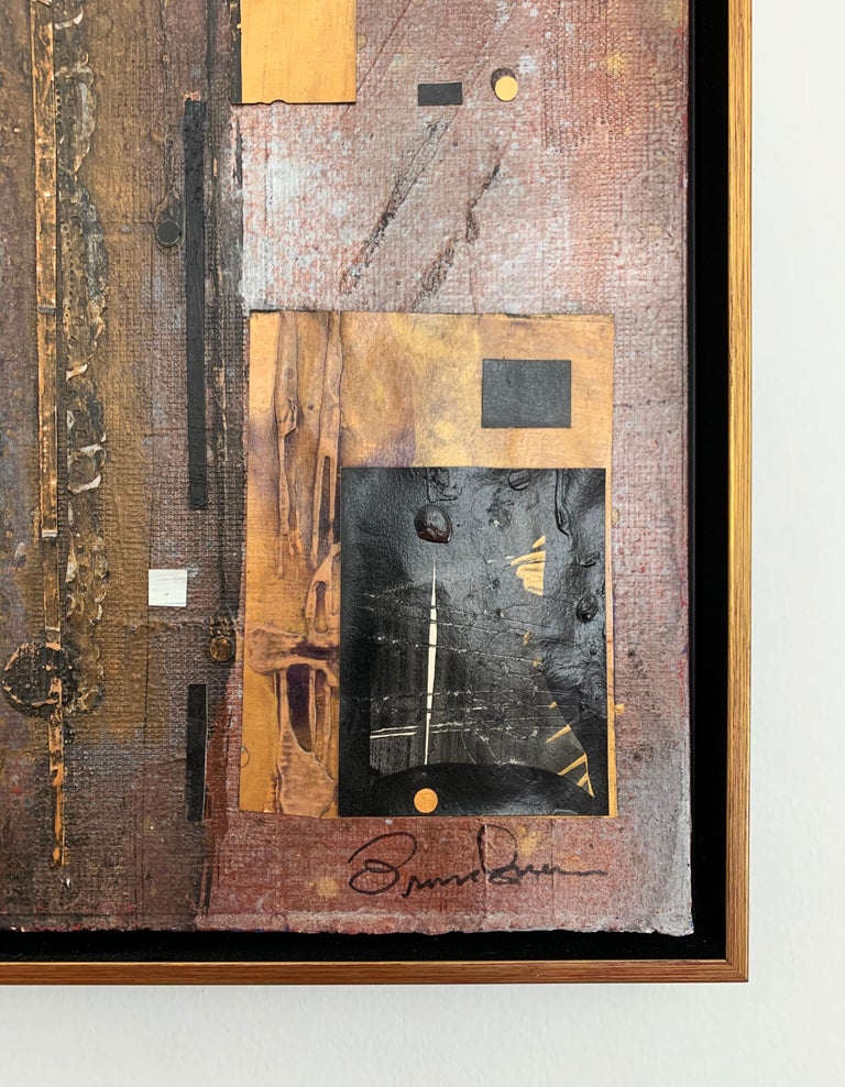 Robert Branham - Robert Branham "Composition", mixed media on board For ...