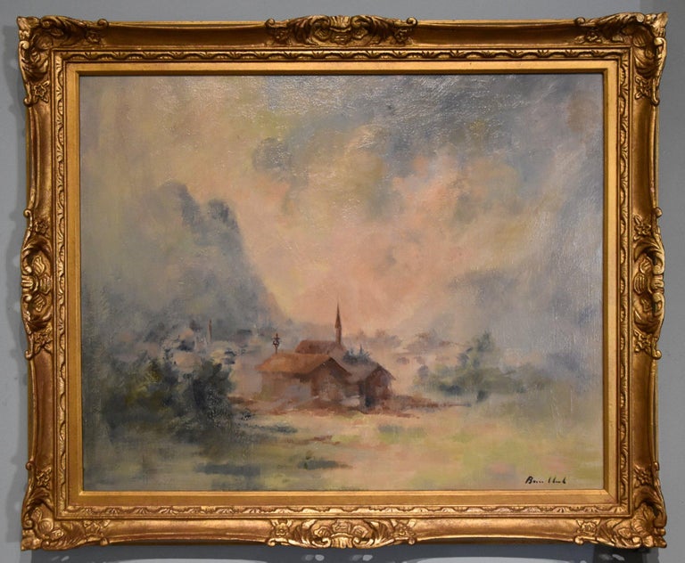 Robert Bruce Church - Oil Painting by Robert Bruce Church "Chapel in ...