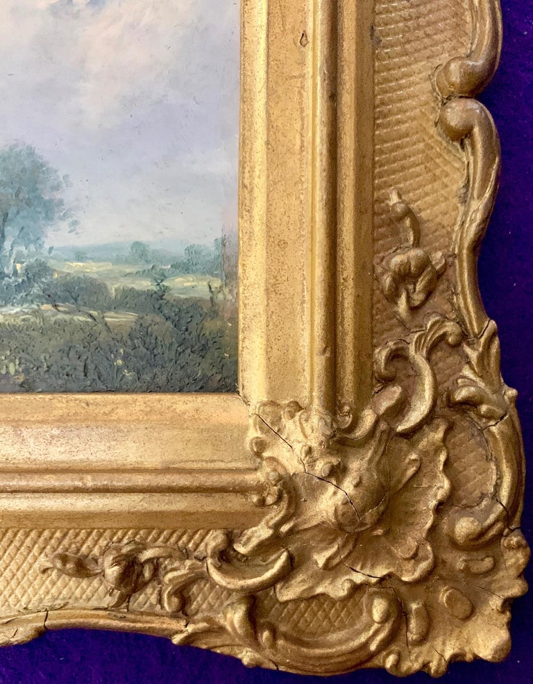 Robert Burrows - English Early 19th Century Village Scene with Cottage ...