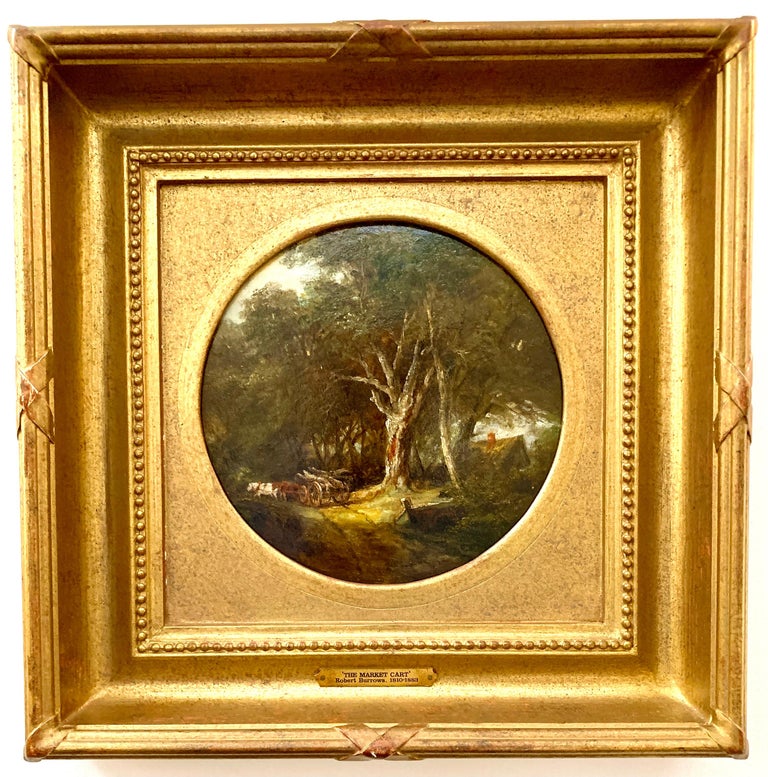 Robert Burrows - Pair of English Antique Victorian landscapes with ...