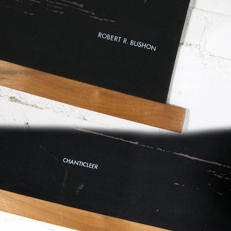 Robert Bushong Silkscreen Wall Scroll Chanticleer for Tom Tru Raymor ...