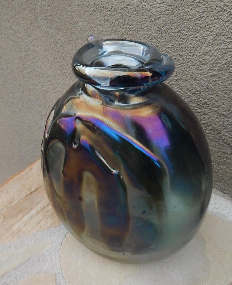 Robert C. Fritz Art Glass Vase, circa 1970s For Sale at 1stDibs ...