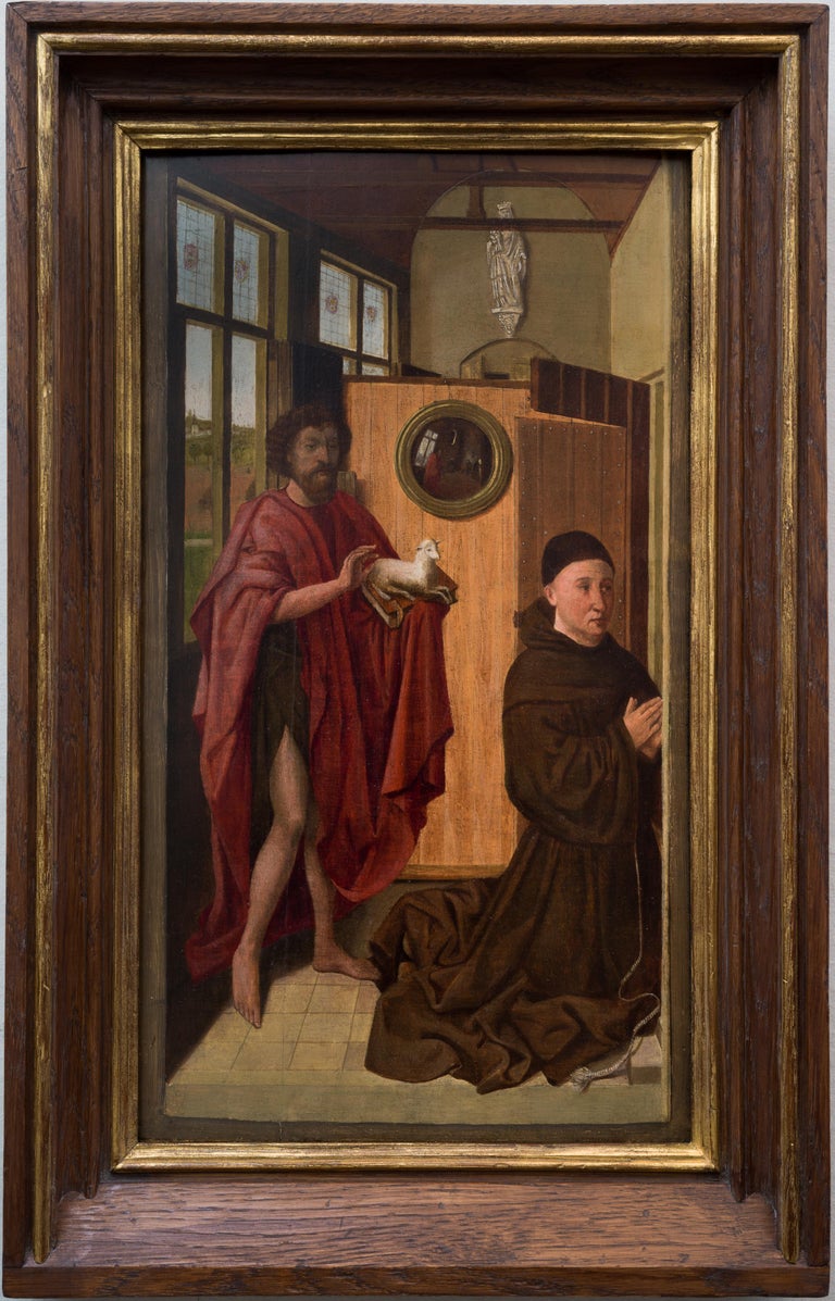 Portrait of Heinrich von Werl and Saint John the Baptist, After Robert ...