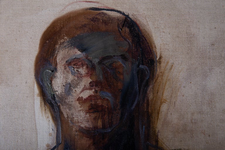 Robert Carroll - Robert Carroll (1934-2016) - Large c.1965 Oil, Self ...