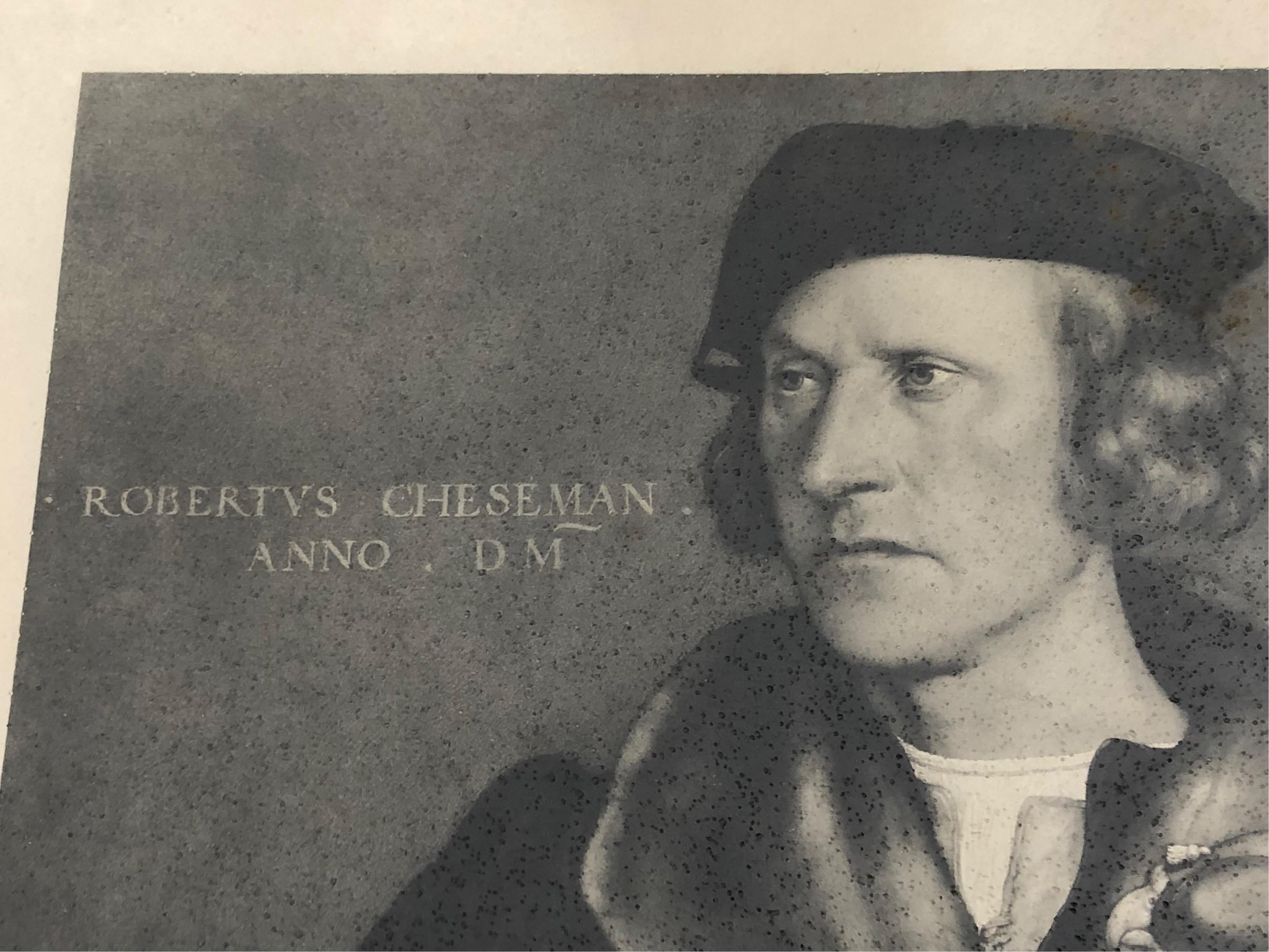 Robert Cheseman Chief Falconer to Henry VIII, Print SALE at 1stDibs