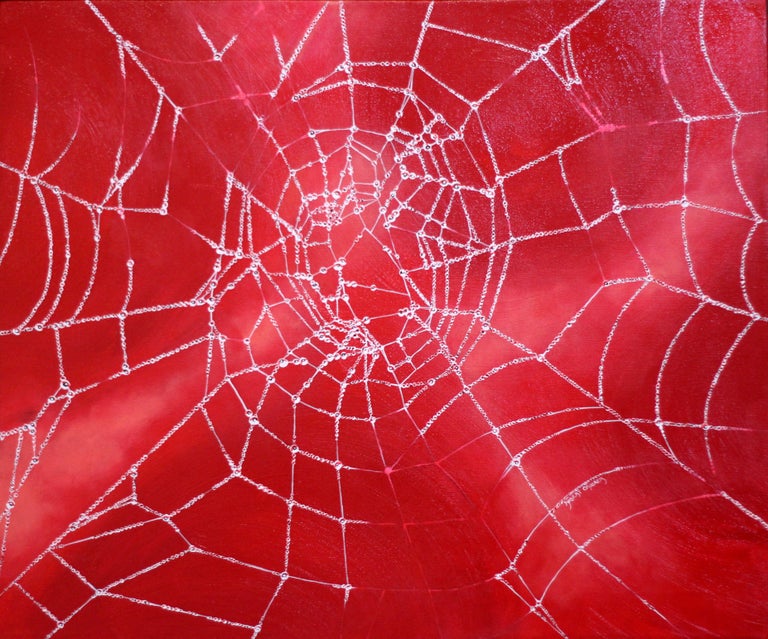 Robert Crooker - Threads and Beads, Abstract Landscape Painting on ...