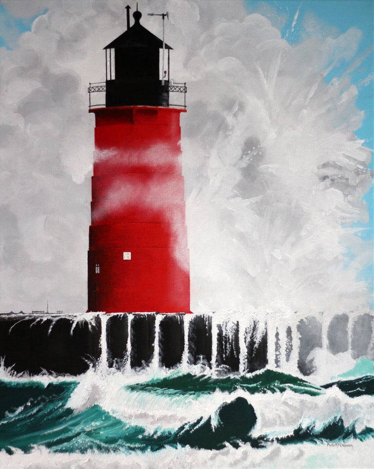 Robert Crooker - Title Surge, Original Acrylic Painting, 2016 For Sale ...