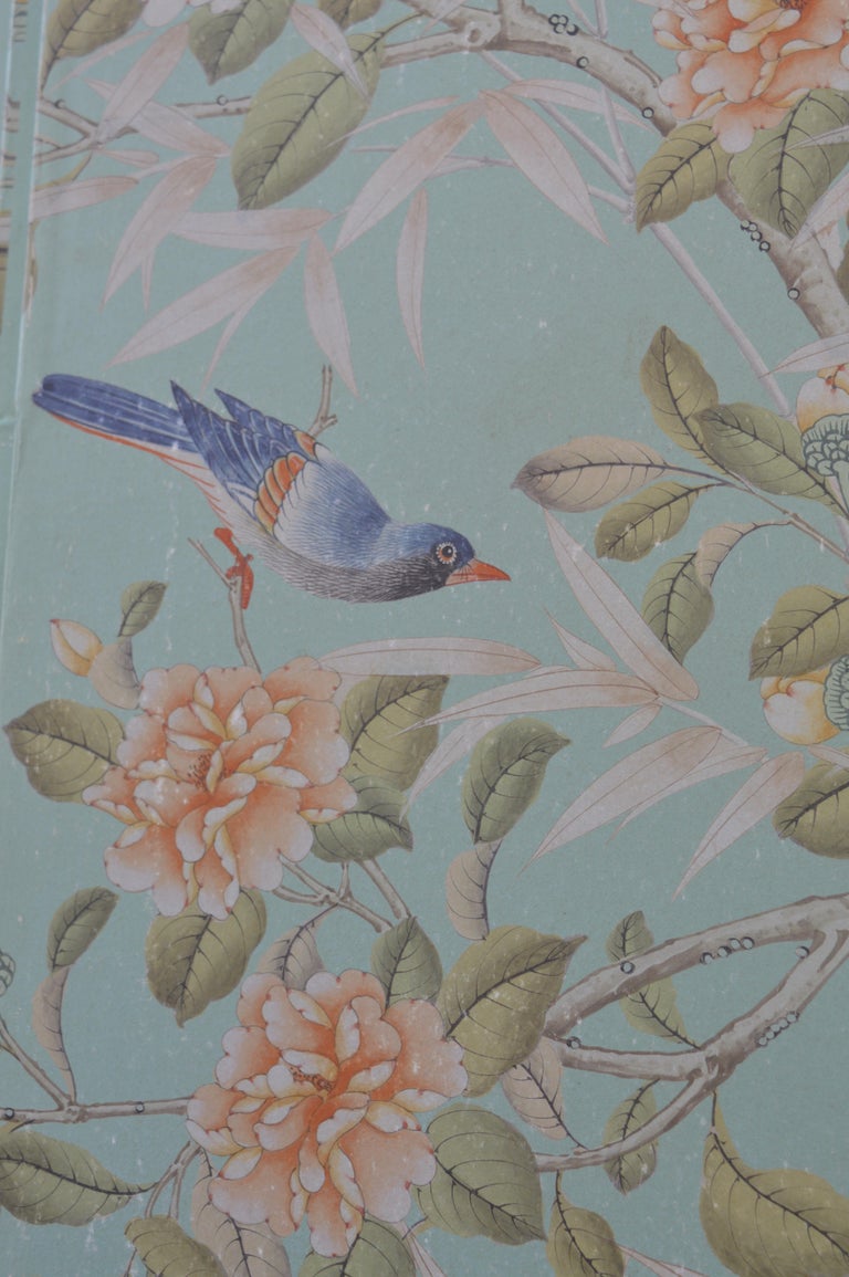 Robert Crowder Screen with Silver Leafing Details at 1stDibs
