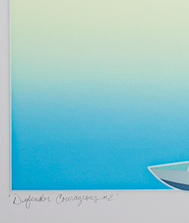 Robert Danner - "Defender Courageous #2," AP Screen Print signed by ...