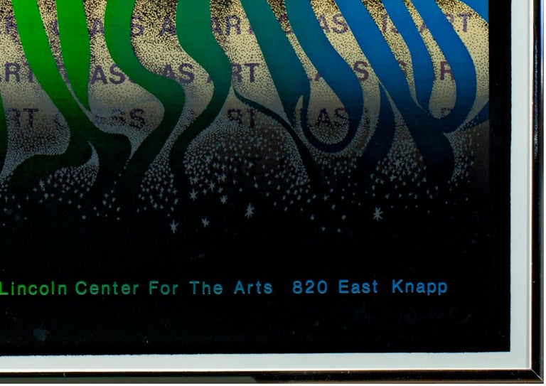 Robert Danner - 'Glass as Art, Glass is Art' original serigraph poster ...