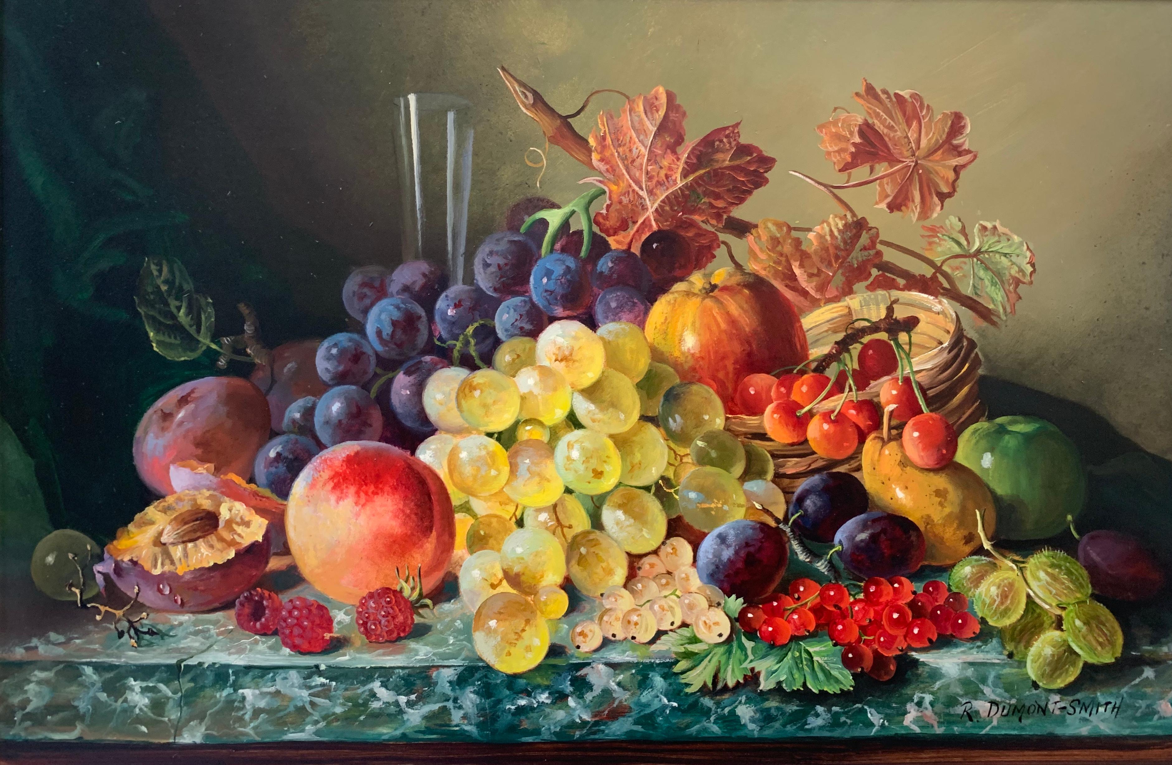 Robert Dumont Smith Beautiful Colourful Still Life Oil Painting Of Robert Dumont Smith Beautiful Colourful Still Life Oil Painting Of