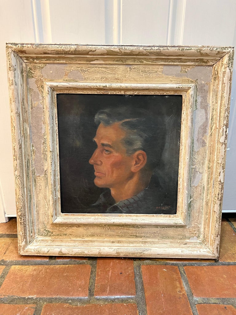 Robert Franklin Gault Signed Portrait of a Male For Sale at 1stDibs