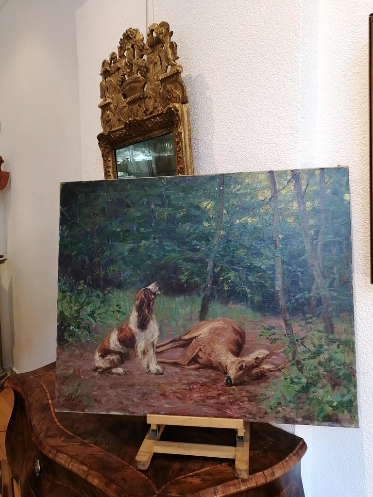 Robert Franz Curry - Dog and fawn For Sale at 1stDibs
