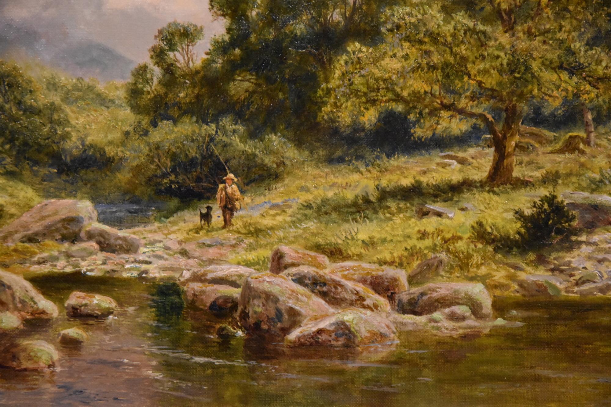 Robert Gallon - Oil Painting by Robert Gallon "A Fisherman in North ...