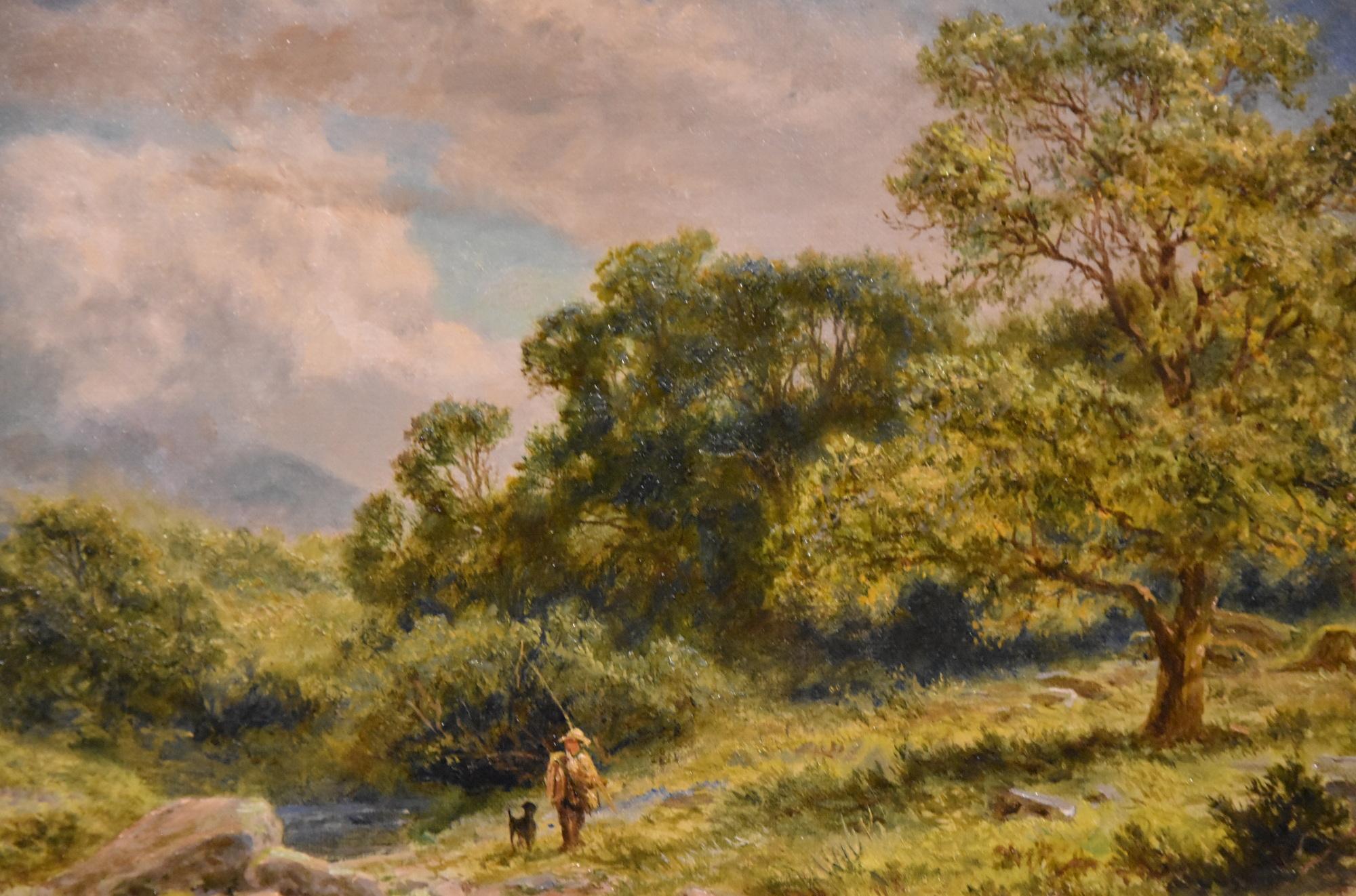 Robert Gallon - Oil Painting by Robert Gallon "A Fisherman in North ...
