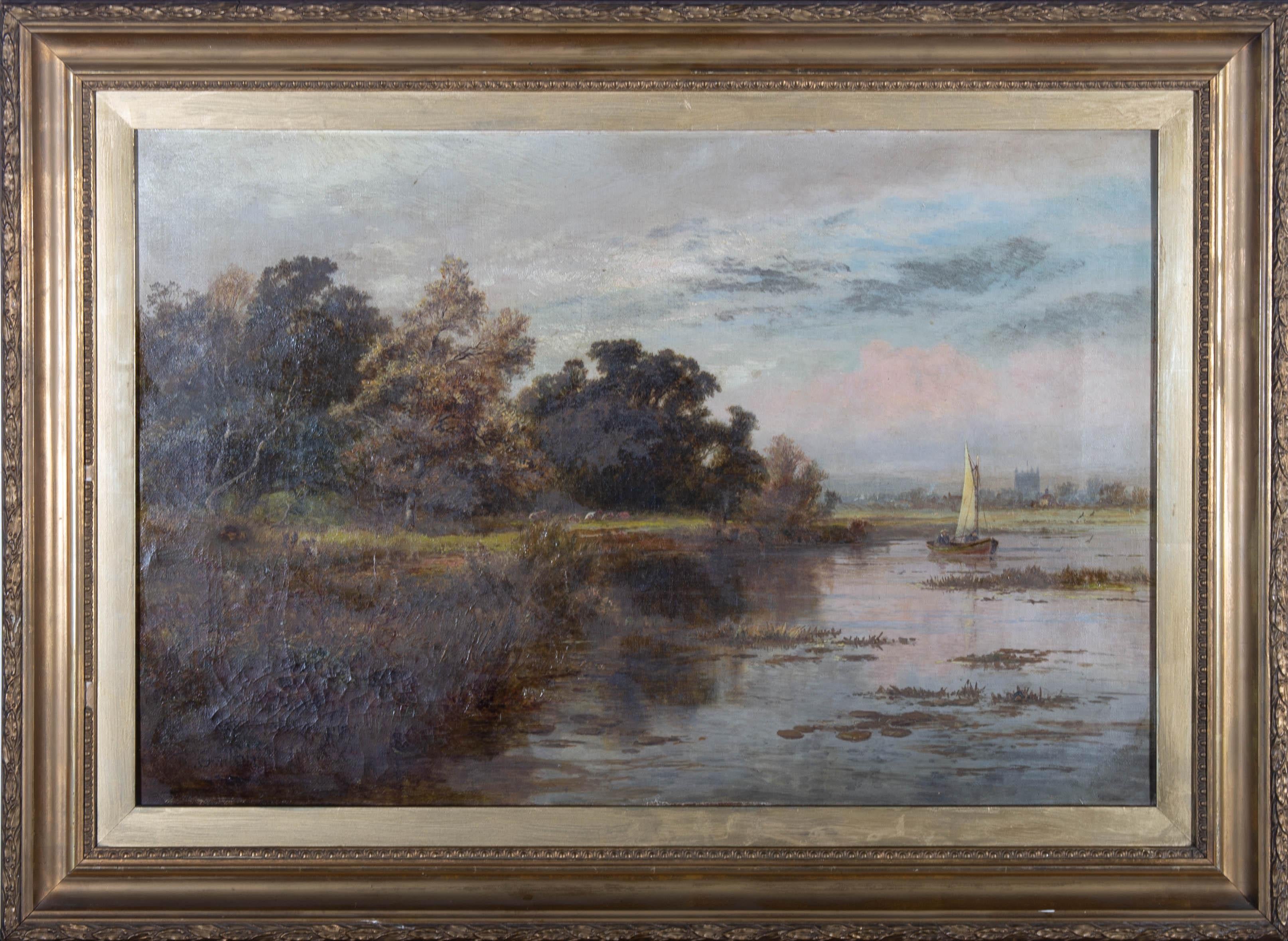 Robert Gallon - Oil Painting by Robert Gallon "Killinghall Mill ...