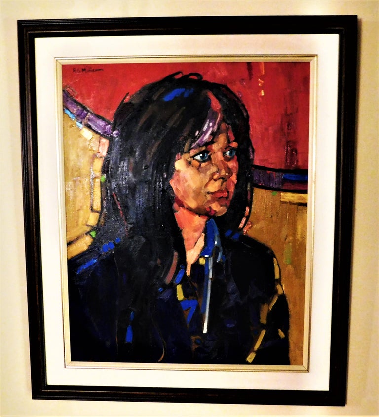 Robert Gary Miller Native American Original Signed Oil Painting on ...