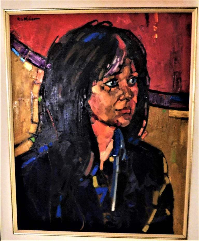 Robert Gary Miller Native American Original Signed Oil Painting on ...