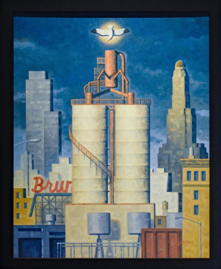 Robert Goldstrom - 2nd Ave (Edward Hooper Style Industrial City ...