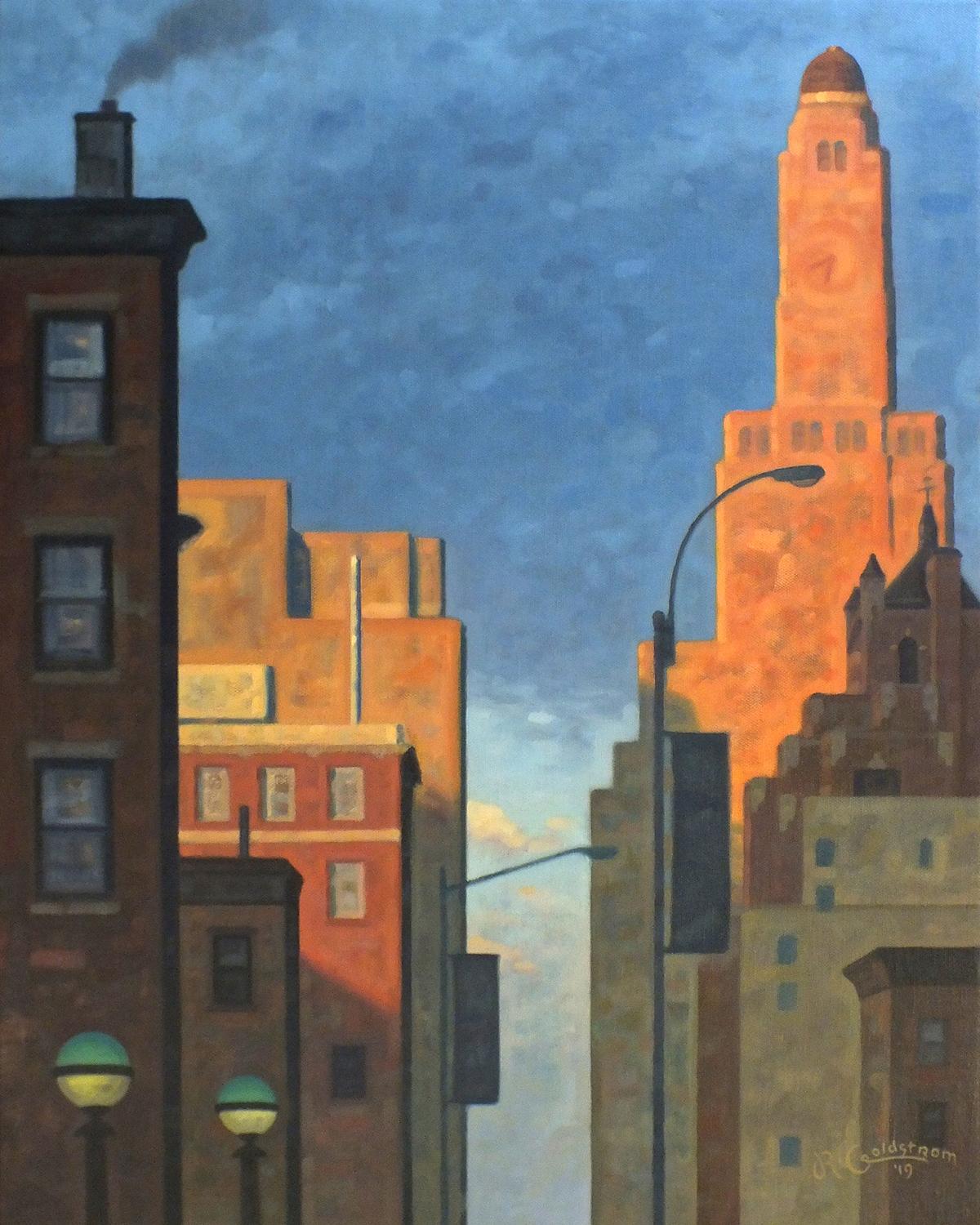 Robert Goldstrom - Great Hanson, Rose Dawn (Oil of Brooklyn, NY ...