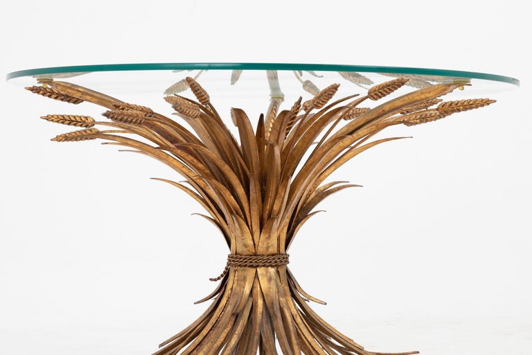 Robert Goossens for Coco Chanel, Wheatears Coffee Table in Gilt Metal ...