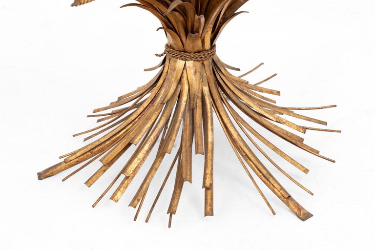 Robert Goossens for Coco Chanel, Wheatears Coffee Table in Gilt Metal ...