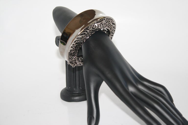 Robert Goossens Ruthenium Bangle For Sale at 1stDibs