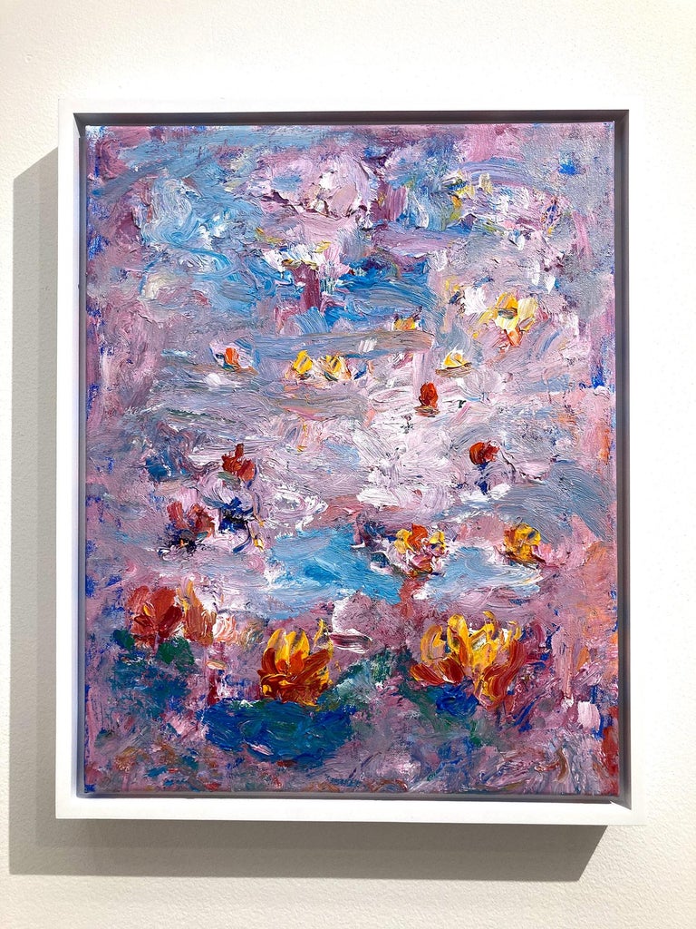 Robert Gregory Phillips - "Botanical Garden 1" Contemporary Acrylic ...