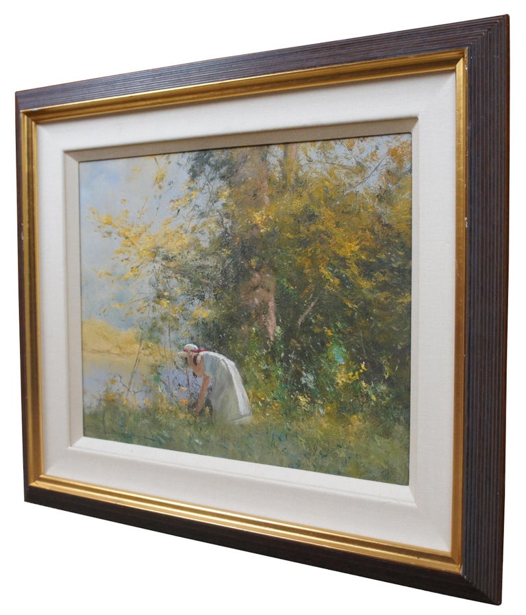 Robert Hagan Season’s Warmth Impressionist Oil on Canvas Autumn ...